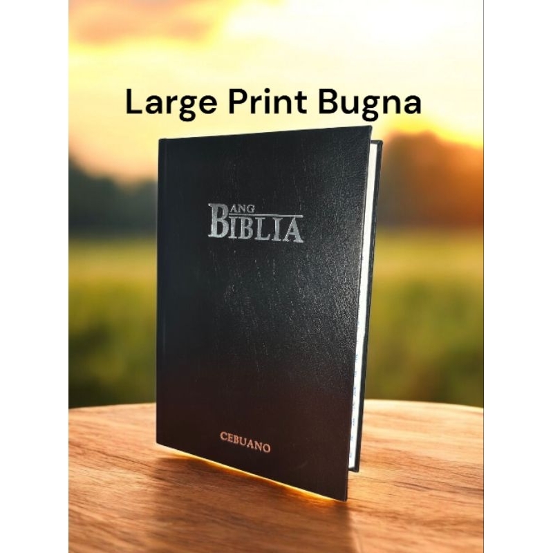 Large Print Bugna Ang Biblia Cebuano Personal Size Hardbound | Shopee ...