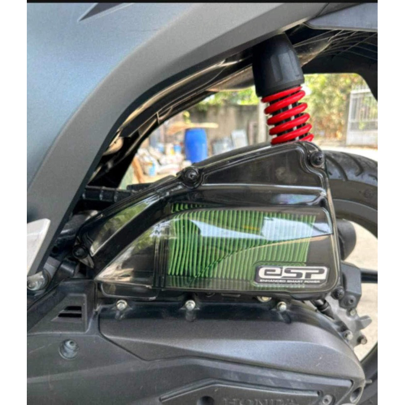 Honda Beat V3 and Genio ESP Transparent Airbox and Radiator cover ...