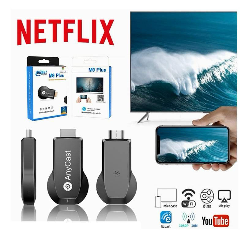 AnyCast 1080P M9 Plus WIFI HDMI Dongle Receiver Wireless Display ...