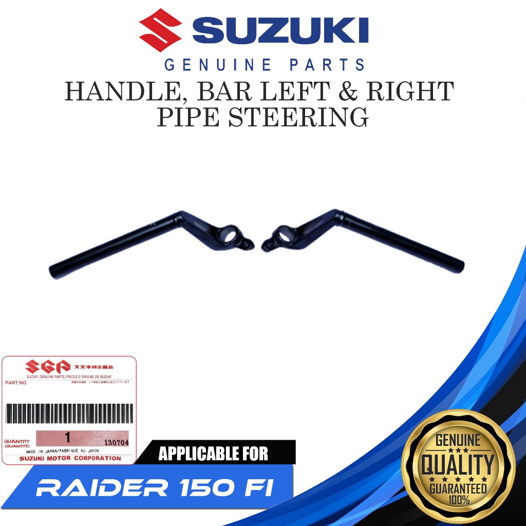 SUZUKI HANDLE, BAR RIGHT & LEFT /PIPE STEERING FOR RAIDER 150 FI ( SET ...