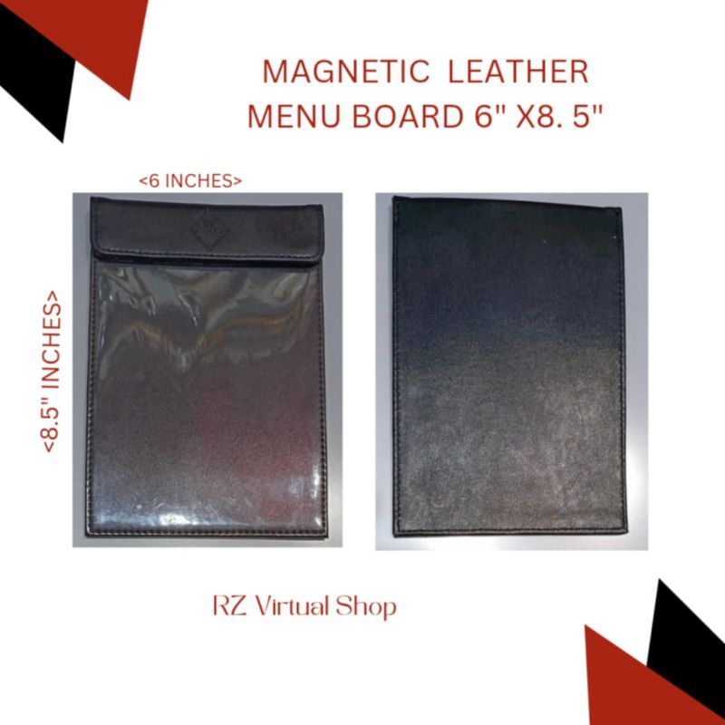 Magnetic Leather Menu Board | Shopee Malaysia