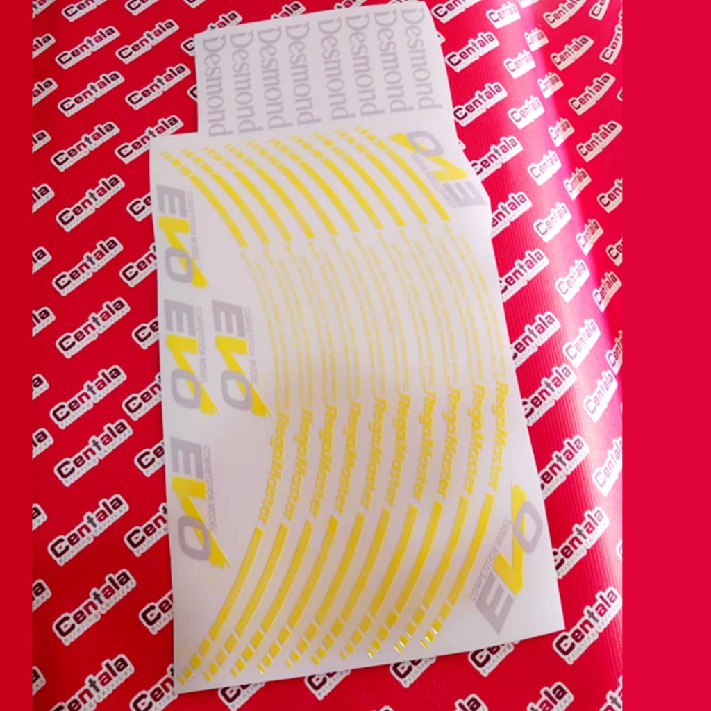 Desmond Regamaster EVO II Clear Sticker 15-16s limited yellow grey ...