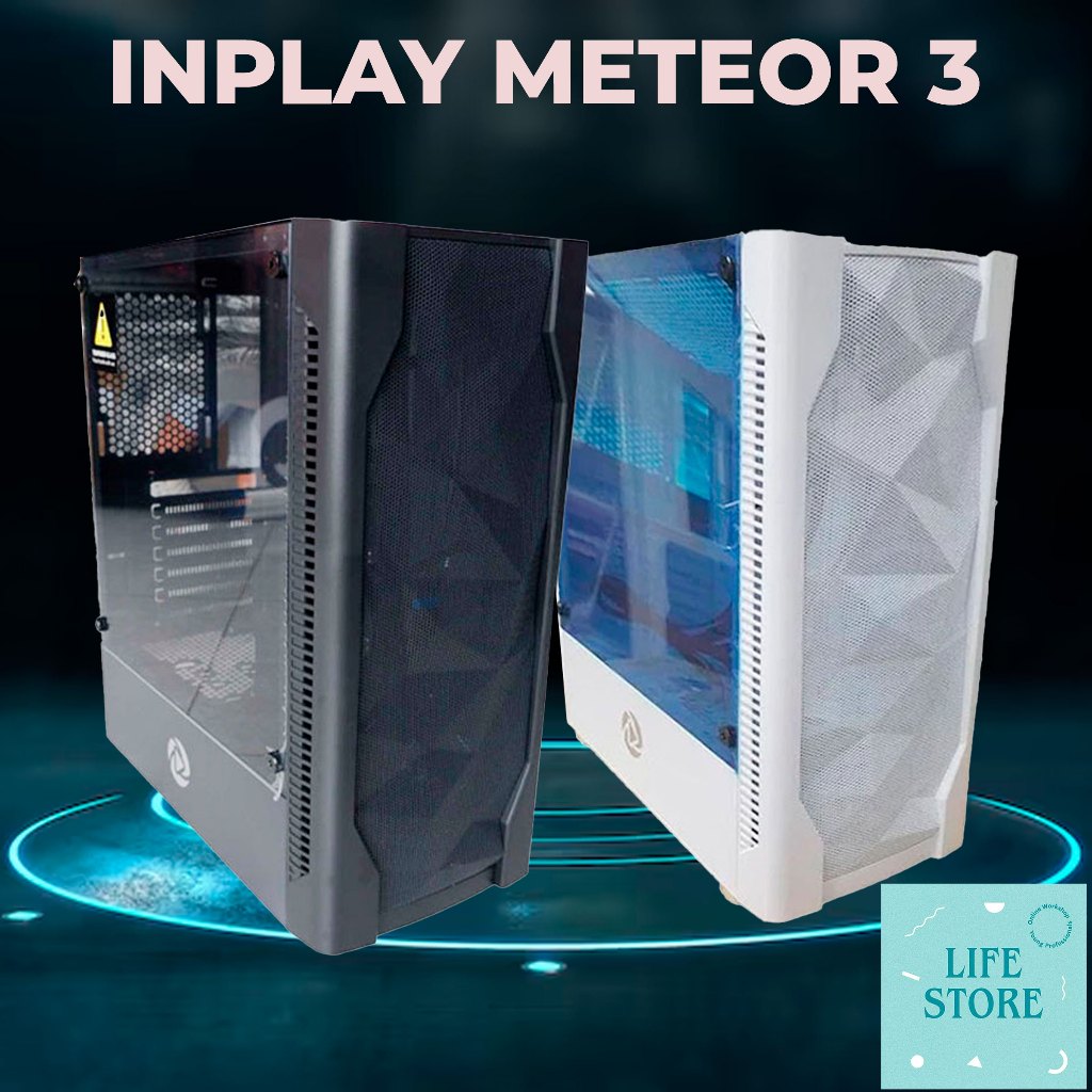 INPLAY Meteor 03 Gaming Case PC CASE Desktop Computer Gaming Case ...