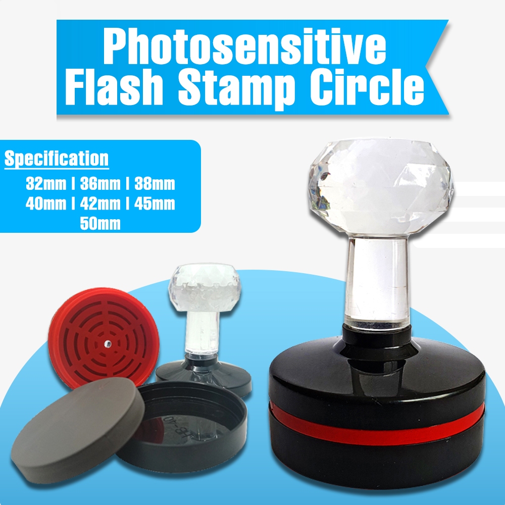 Circle Crystal Stamp Pad and Case (Blanks) | Shopee Malaysia