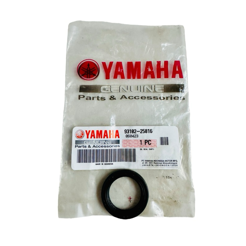 YAMAHA OIL SEAL PULLEY SIDE MIOI125/M3/MIOSOULI125/GEAR125 (93102-25816 ...