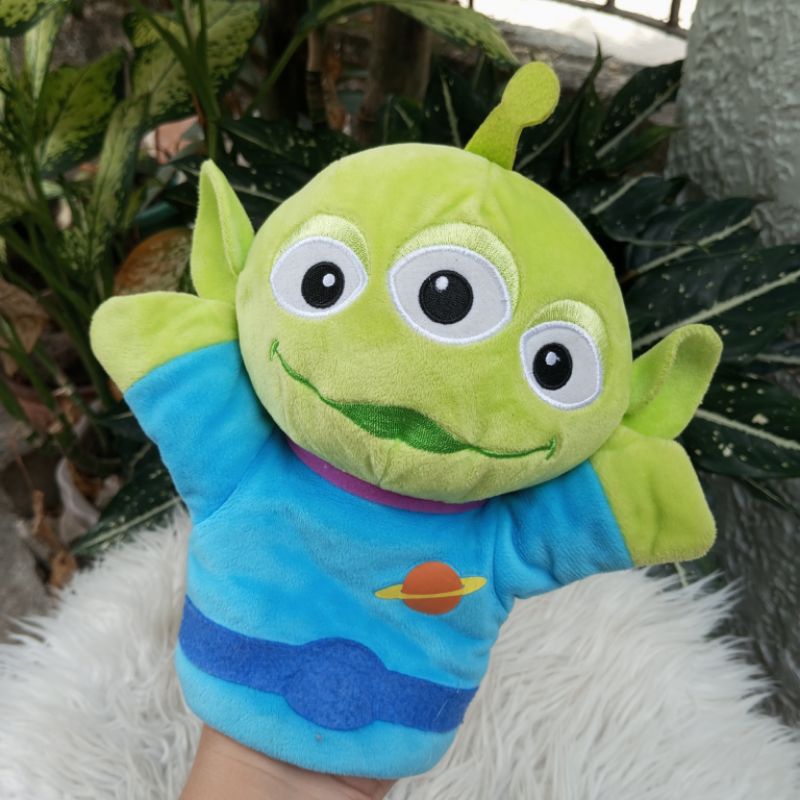 DISNEY Toy Story 3 Eyed Alien hand Puppet Plush Toy | Shopee Malaysia