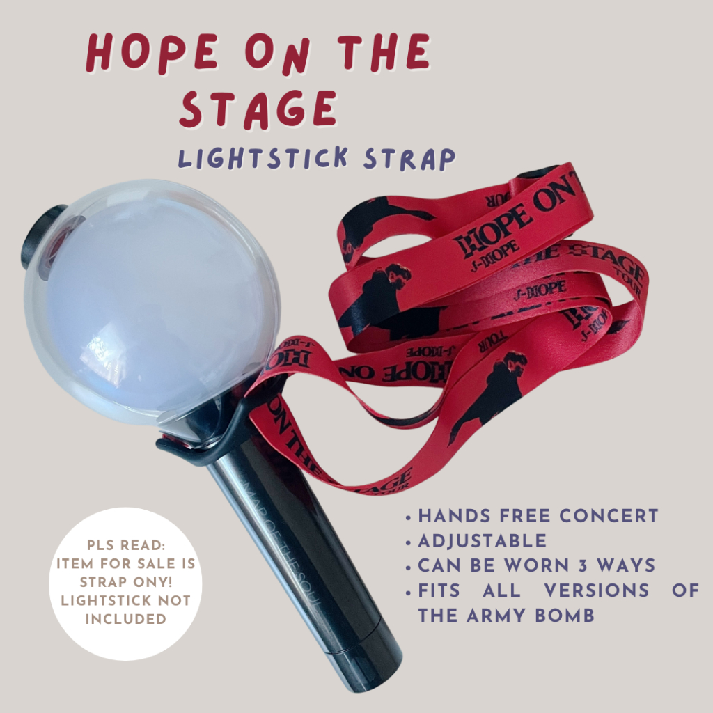 BTS ARMY BOMB LIGHTSTICK HOLDER STRAP HOPE ON THE STAGE | Shopee Malaysia