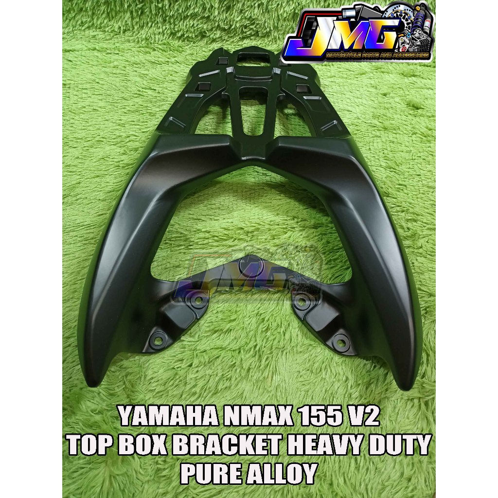YAMAHA NMAX 155 VERSION 2 TOP BOX BRACKET CNC PURE ALLOY HEAVY DUTY ...