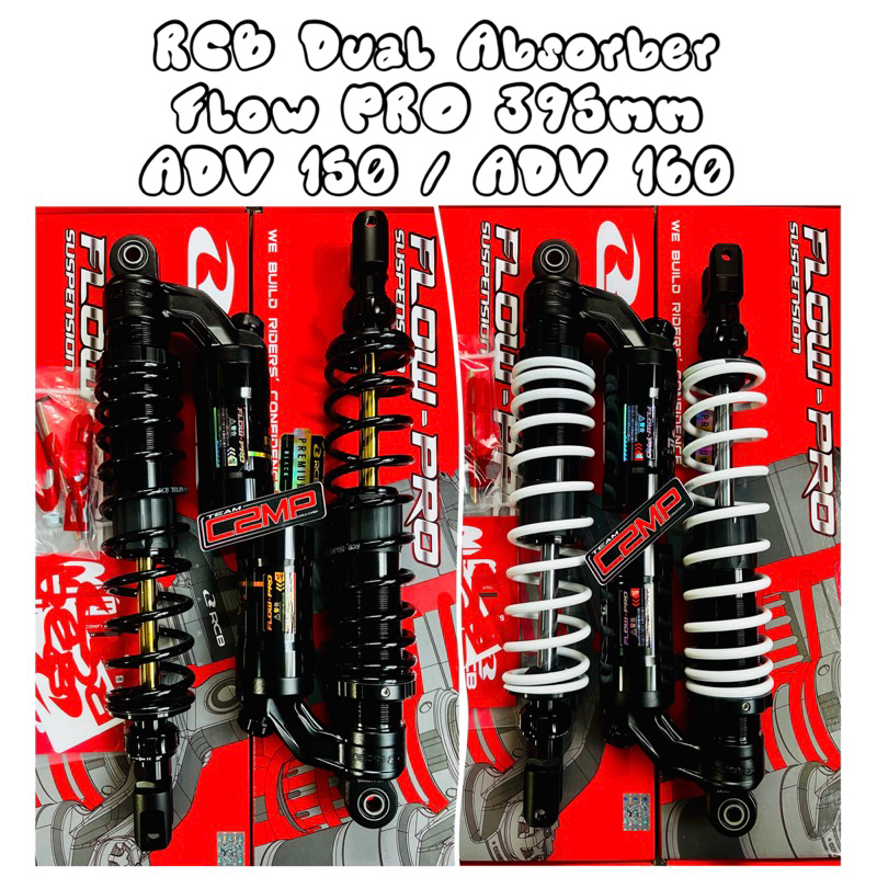 NEW RCB Flow Pro ADV 150 / ADV 160 395mm Dual Absorber | Shopee Malaysia