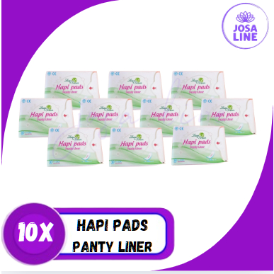 Hapi Pads panty liner by Lean N Green X10 | Shopee Malaysia