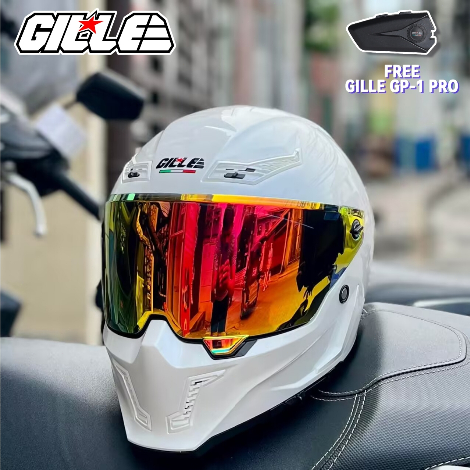 【OFFICIAL】GILLE ASTRAL Maori Dual Visor Helmet Full Face for Motorcycle ...