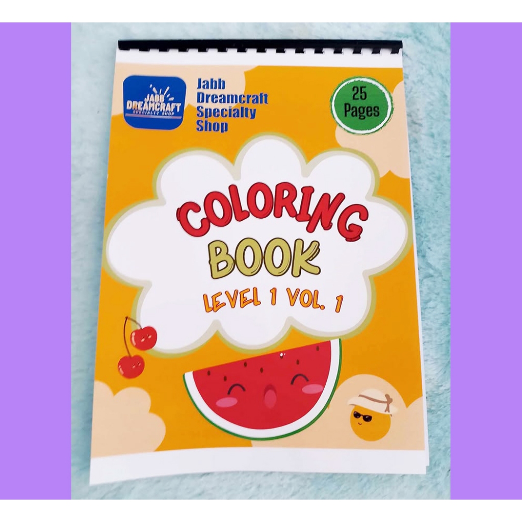 Kids Childrens Coloring Book Level 1 Vol. 1 A4 Size | Shopee Malaysia