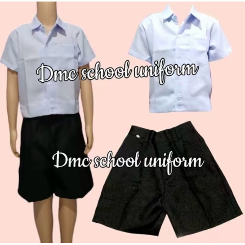 TERNO POLO AND BLACK SHORT SCHOOL UNIFORM | Shopee Malaysia