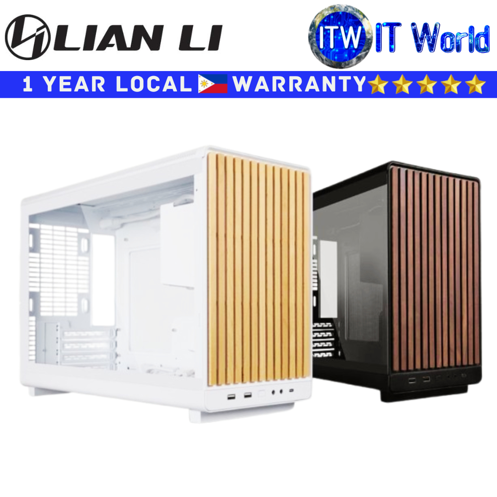 Lian Li Computer PC Case A3-mATX Wooden Front Panel Glass Side Panel ...