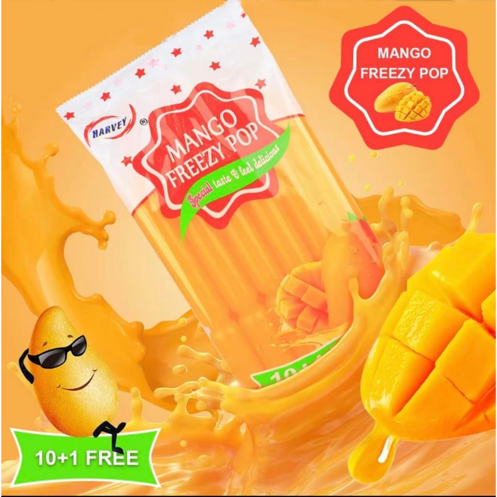 HARVEY JELLY Pops Assorted Flavor 66 Pcs Ice Pops Series with NATA DE ...