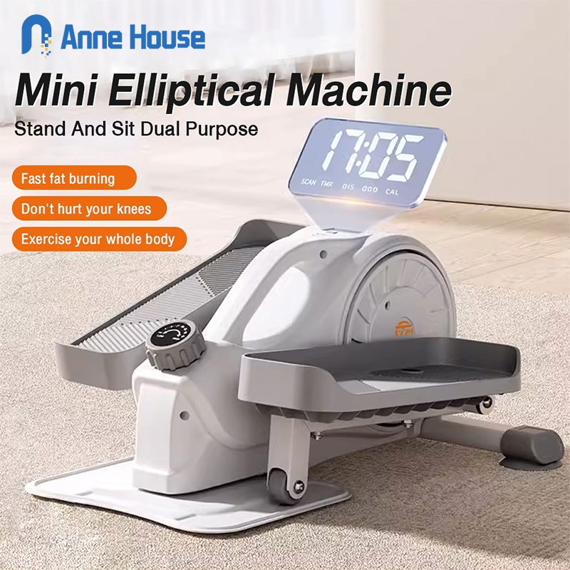 Mini Adjustable Elliptical Foot Exercise Equipment Tension Knob Fitness ...