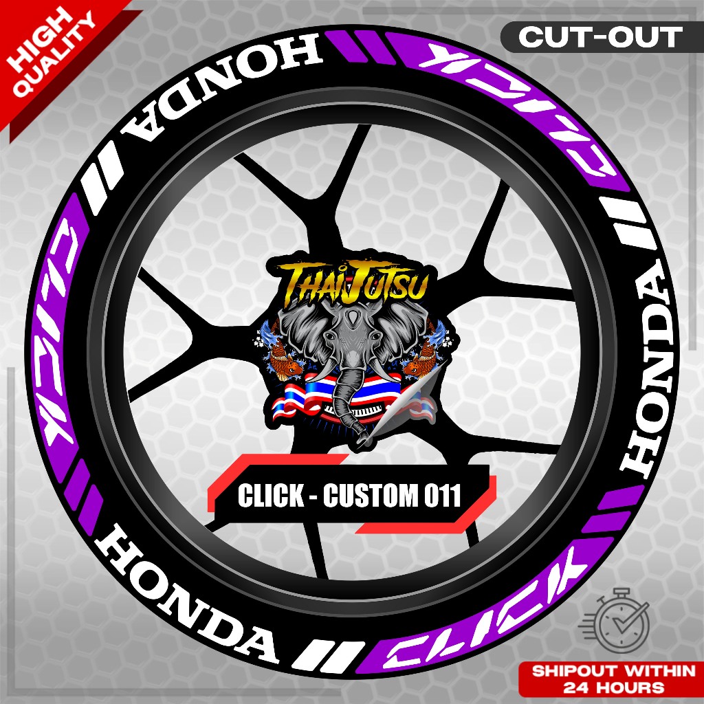 CLICK 125 /150/160 MAG STICKER SET( 2 MAGS )-CUSTOM 011 | VINYL ...