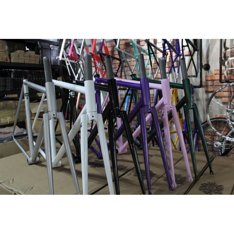 spin 2025 track frameset for fixie 3800 srp frame fork and seatclamp 50 ...