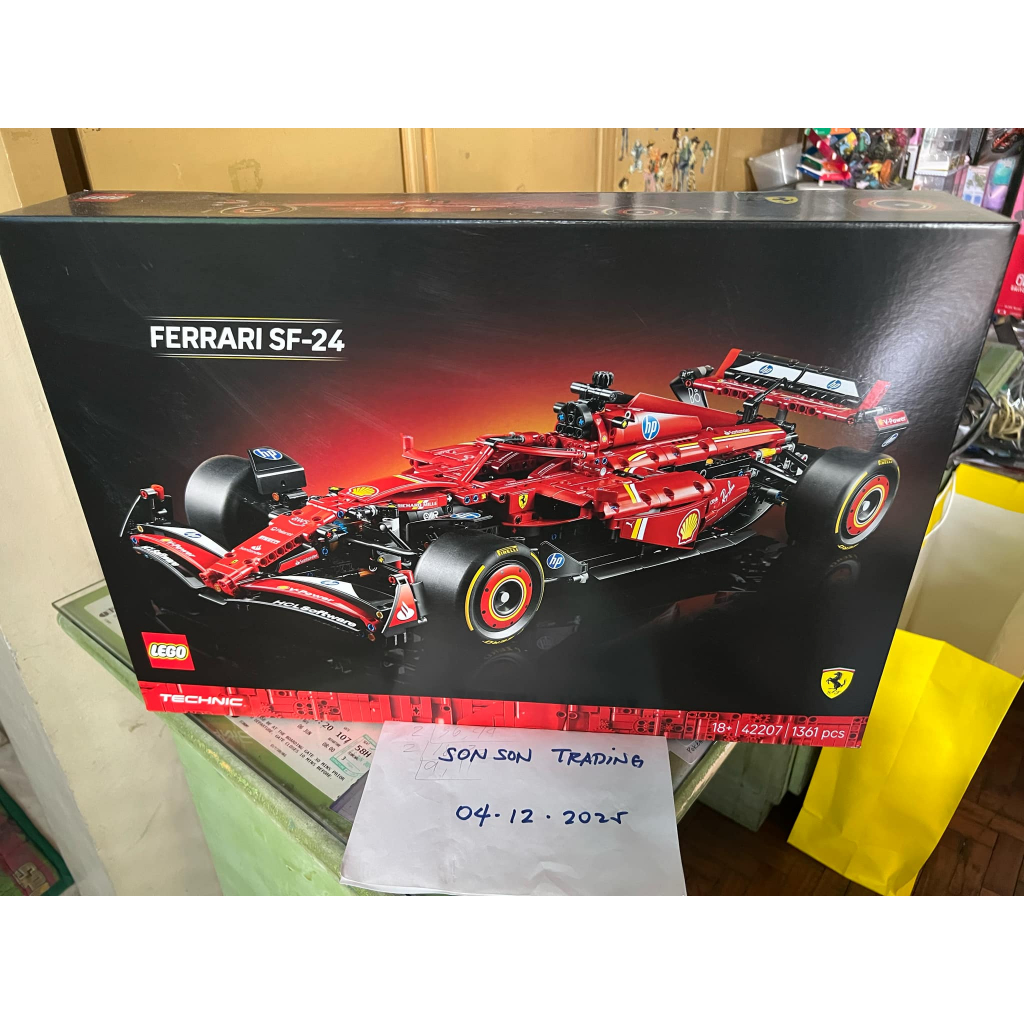 Lego Technic Ferrari SF-24 F1 Car Model Kit Formula one 1 42207 ...