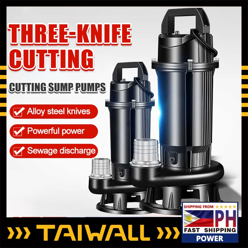 Cutting type sewage pump 1250W mud sewage pump Small household ...