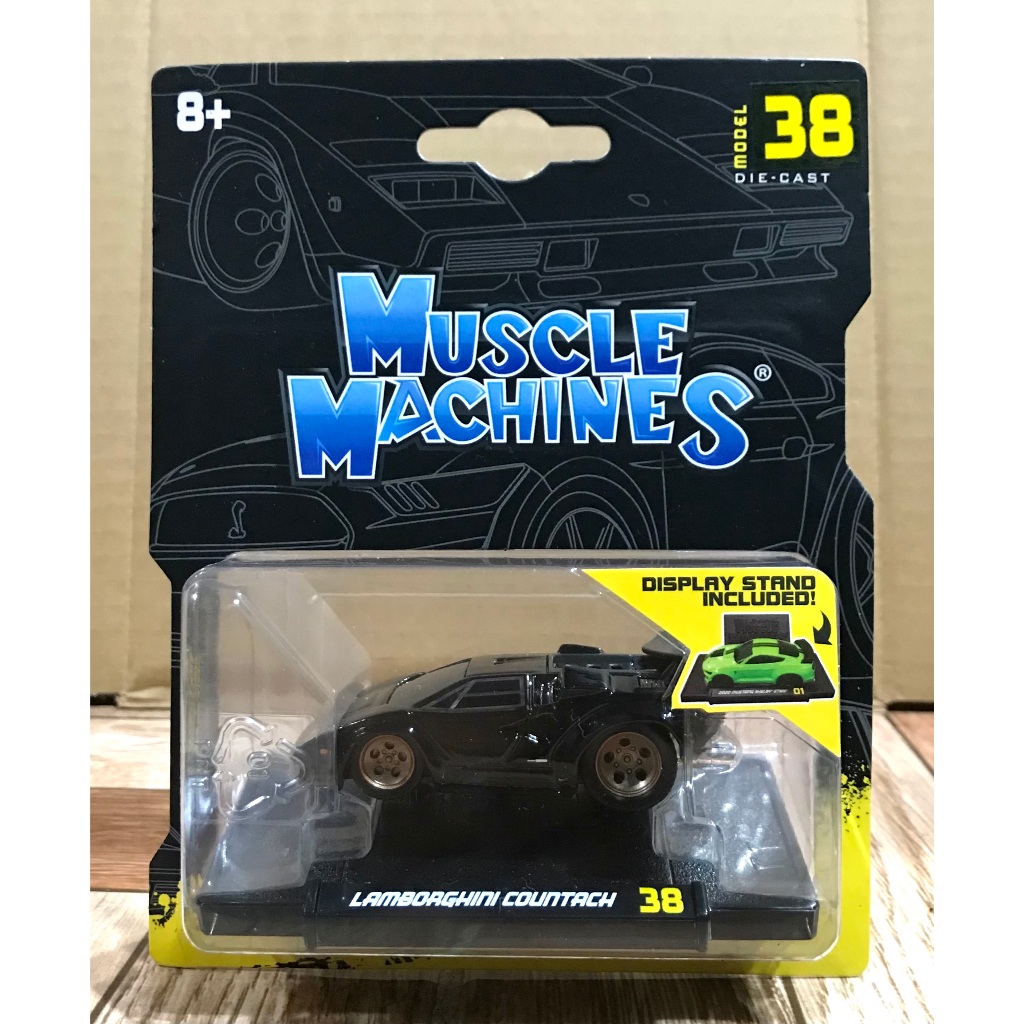 (CARD NOT MINT) Muscle Machines 1:64 Scale Diecast Cars Lamborghini ...