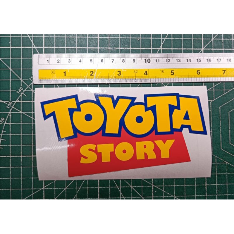 Toyota Story Vinyl Sticker 1pc | Shopee Malaysia