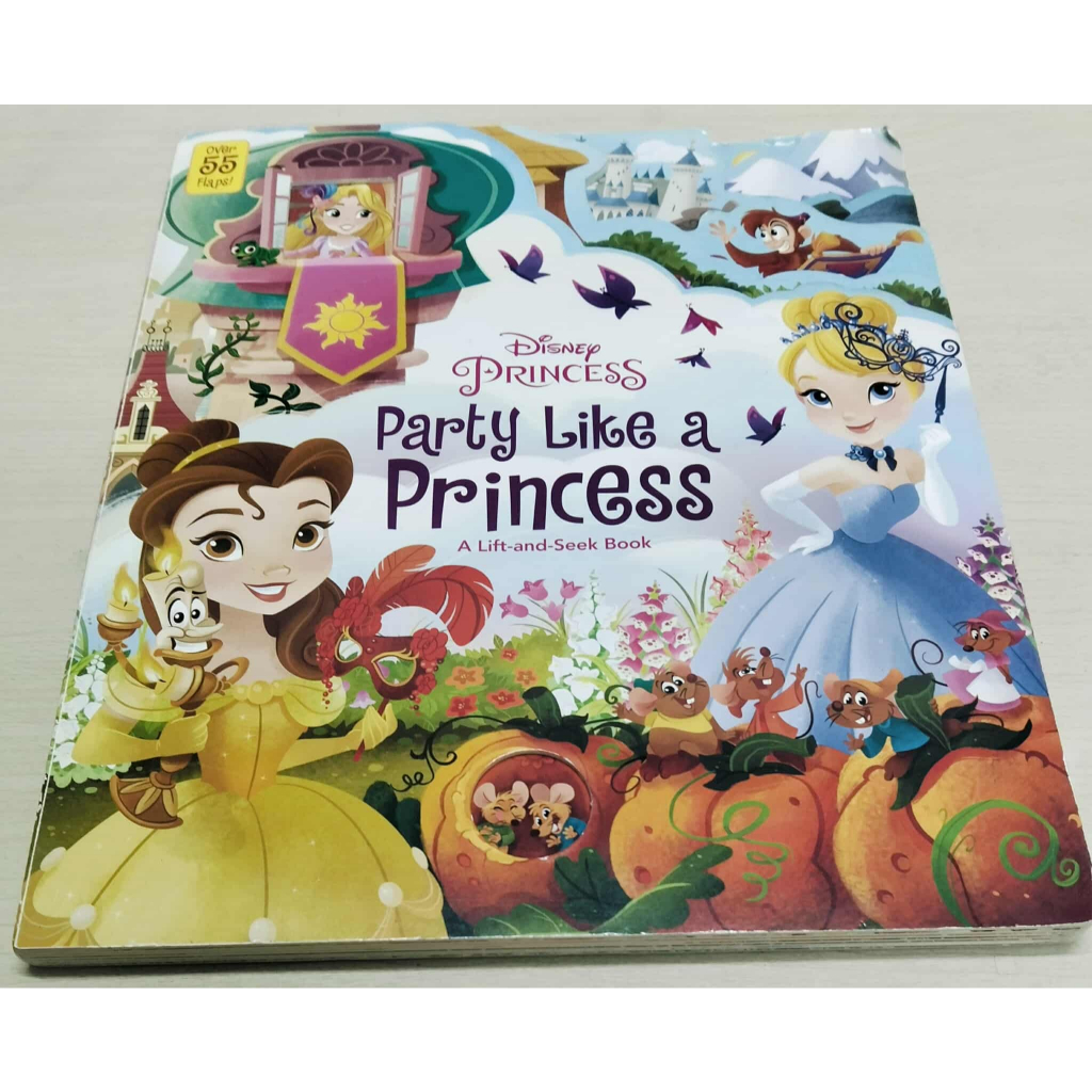 Disney Princess Party Like a Princess Lift-and-Seek Book | Shopee Malaysia
