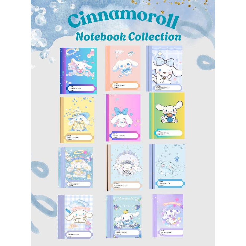 Cinnamoroll Dreamy Notebook ( Stapled notebook) | Shopee Malaysia