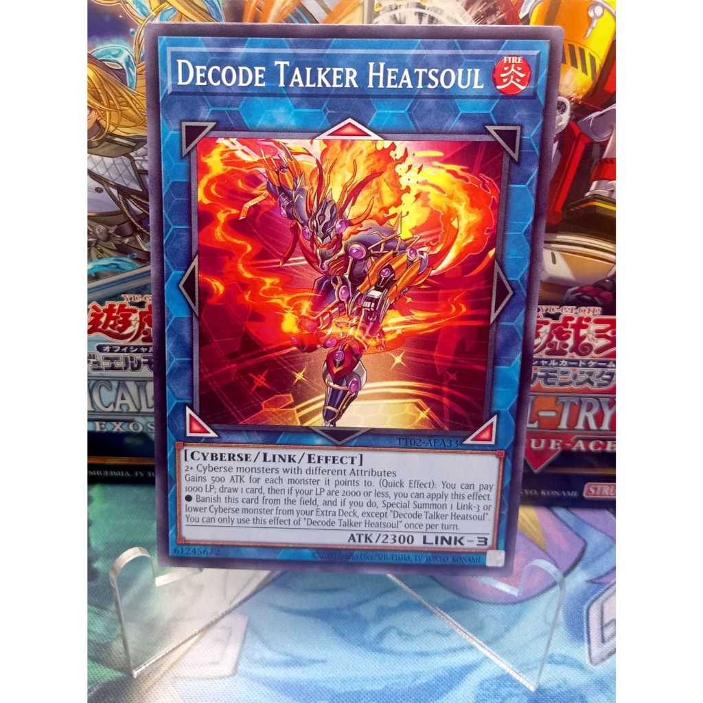 TT02-AEA33 Decode Talker Heatsoul YUGIOH CARD | Shopee Malaysia