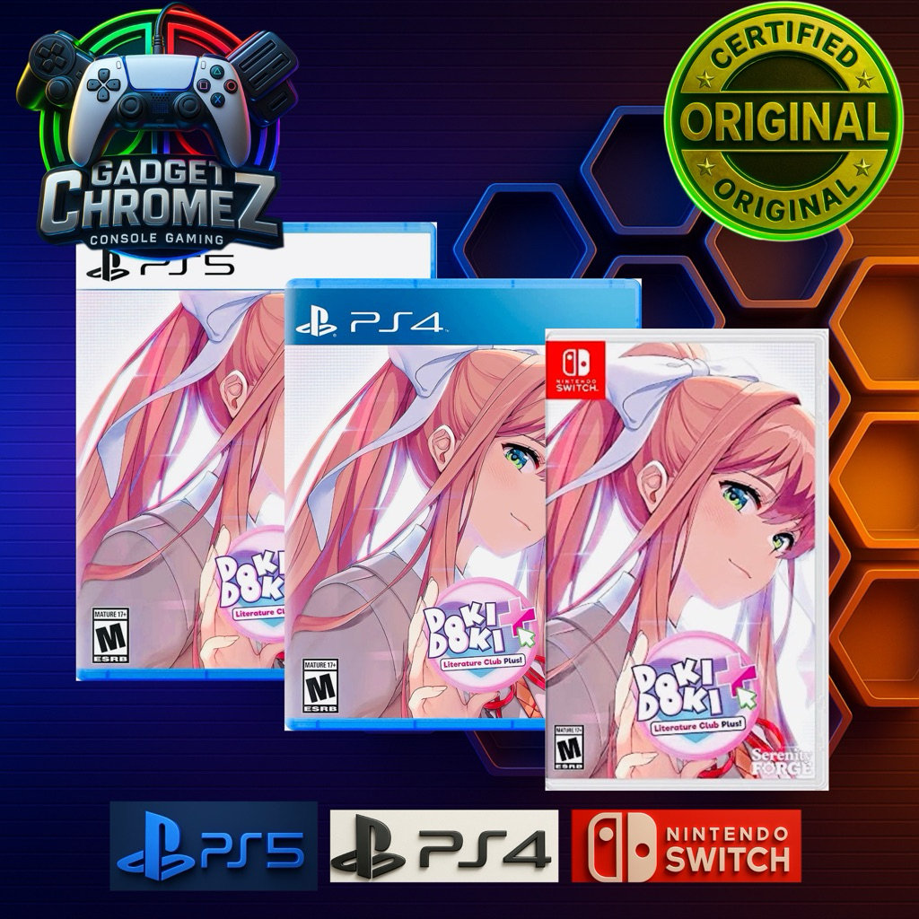 Doki Doki Literature Club Plus: Premium Edition | PS5 / PS4 / Nintendo Switch Game | BRANDNEW ...