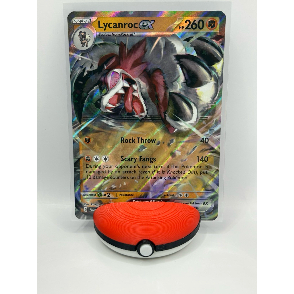 Pokemon TCG: Lycanroc ex - 117/193 - SV02: Paldea Evolved | Shopee Malaysia
