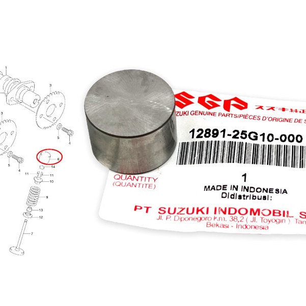 SGP TAPPET RAIDER150 Fi 12891-25G10-000 (1PC) | Shopee Malaysia