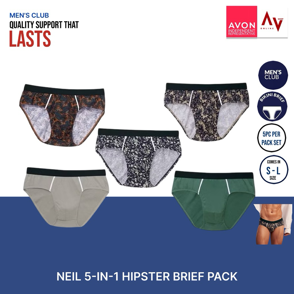 AVON Neil 5in1 Hipster Brief Pack | Shopee Malaysia