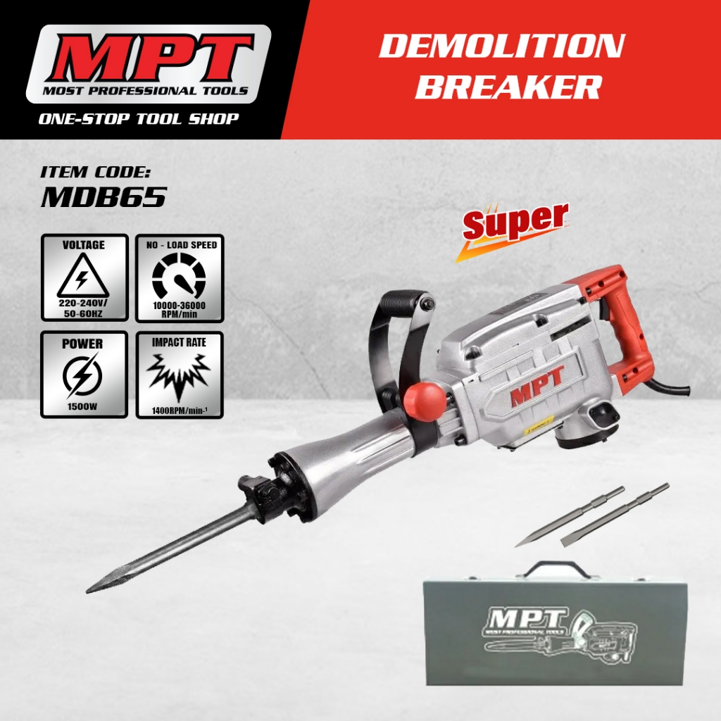 MPT Demolition Breaker 1500W | Shopee Malaysia