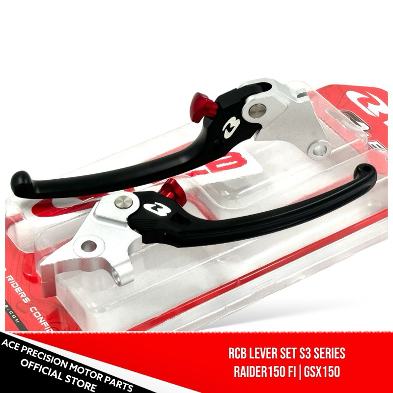 RCB LEVER SET S3 SERIES RAIDER 150 Fi -BYBRE (EXCEPT 2022 MFX SERIES) / GSX-R150/ GSX-S150 (Pair ...