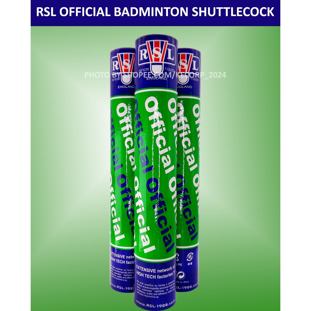 RSL Official Badminton Shuttlecock SOLD PER TUBE_kc241207 | Shopee Malaysia