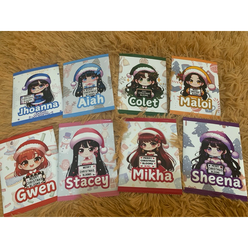 BINI Inspired Christmas Chip Bags Loot bag Gift bag | Shopee Malaysia