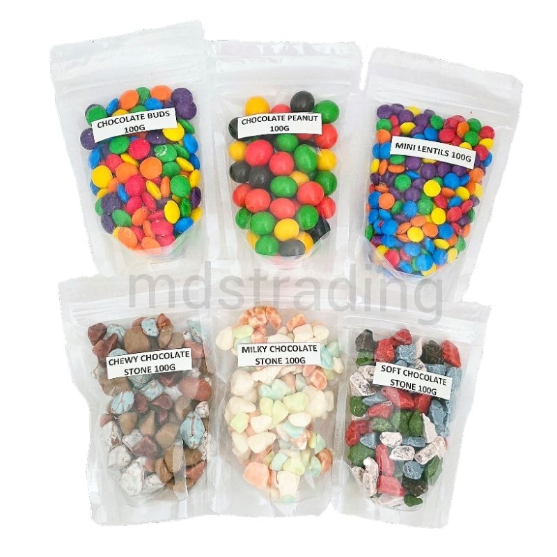 Chocolate Candy Assorted Stone Rocks Choco Peanut Rice Crispies Candies ...
