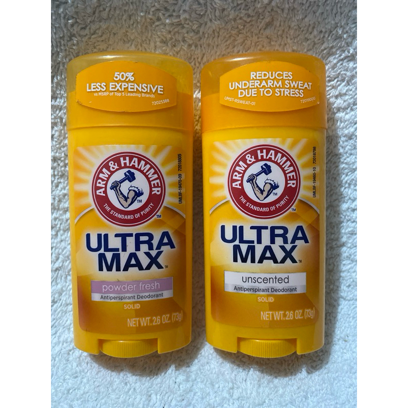 Arm & Hammer, UltraMax, Solid Antiperspirant Deodorant, Powder Fresh ...