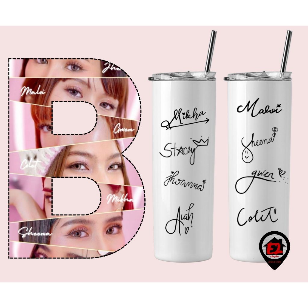 Bini blooms vinyl cut out names for tumblers | Shopee Malaysia