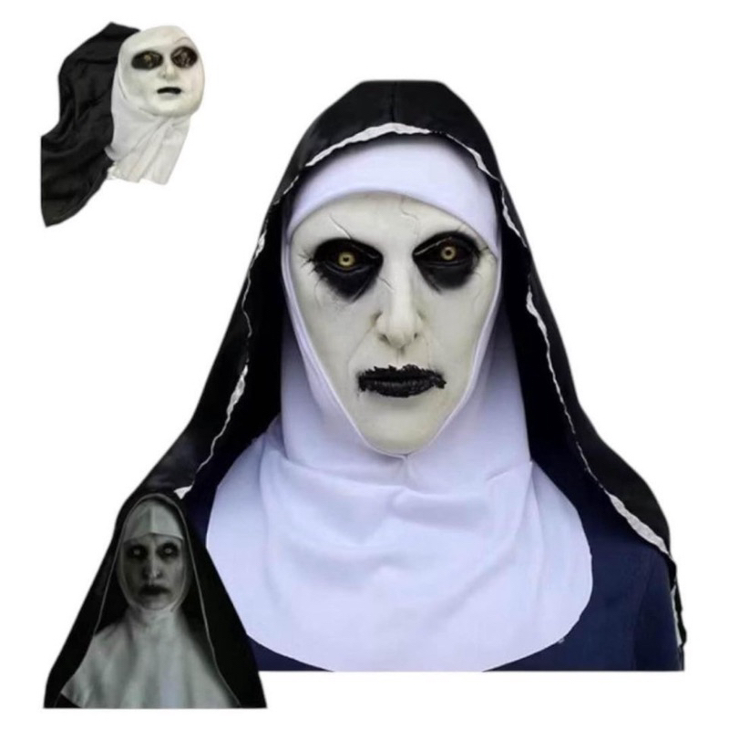 Valak Conjuring Mask with The Nun Head cover belo | Shopee Malaysia