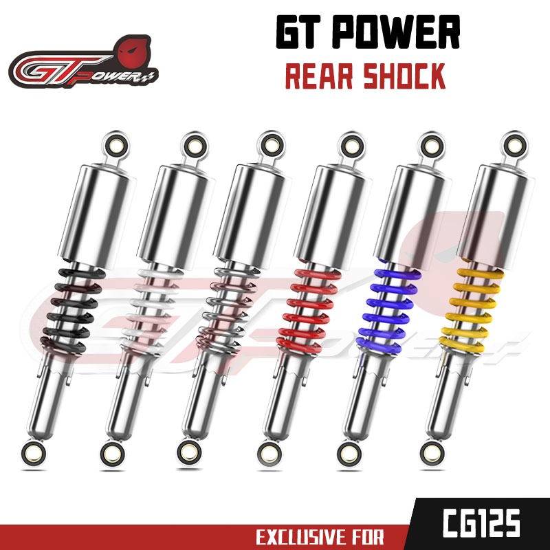 GT POWER Rear Shock CG125 / TMX125 / RUSI 125 / 310MM Made In | Shopee ...