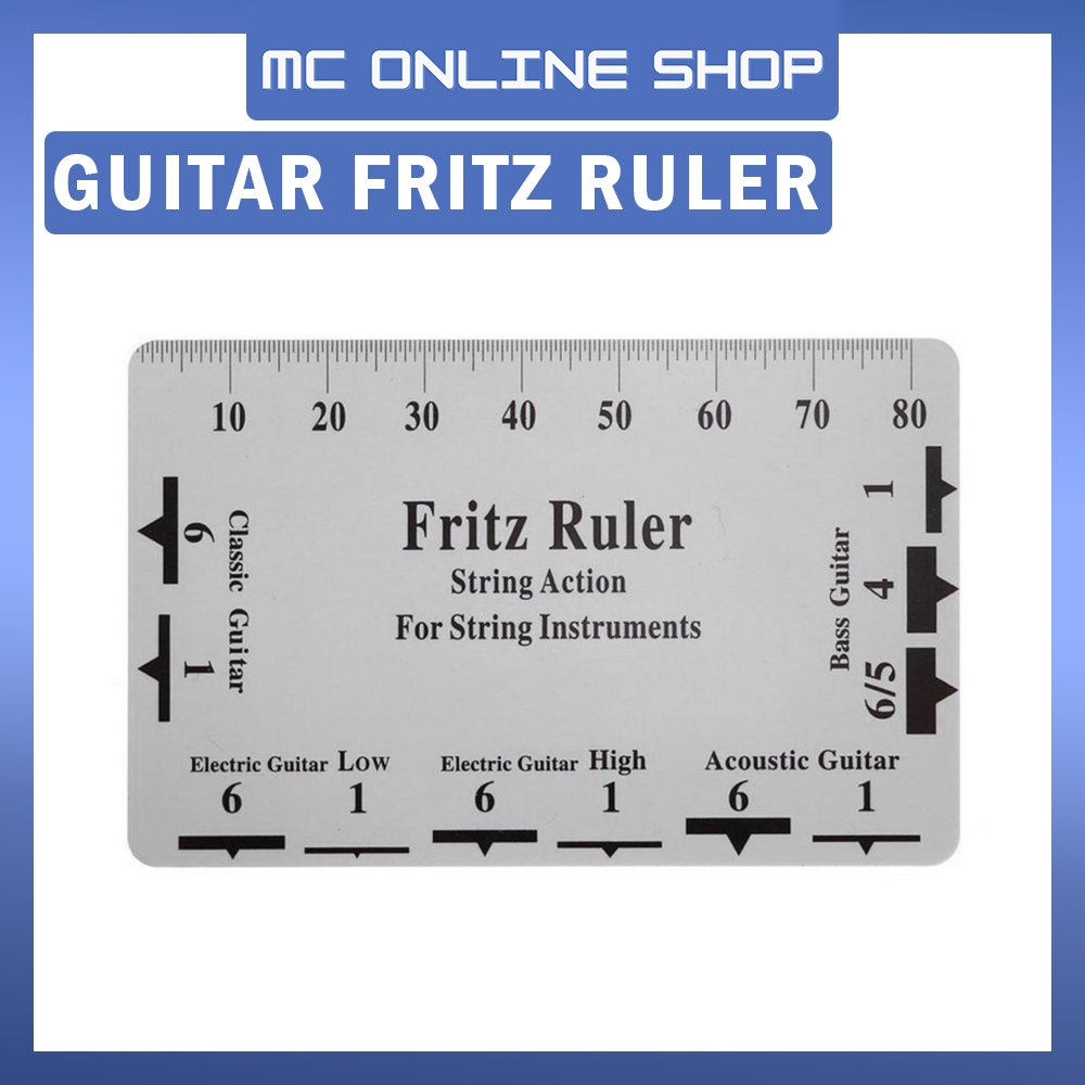Guitar Action Ruler Frits Ruler Measuring String Gauge for Acoustic ...