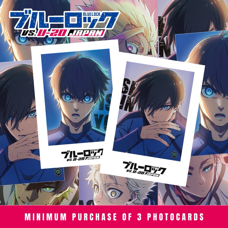 [NEW!] Blue Lock Vs U-20 Match Isagi Nagi Rin Laminated Anime ...