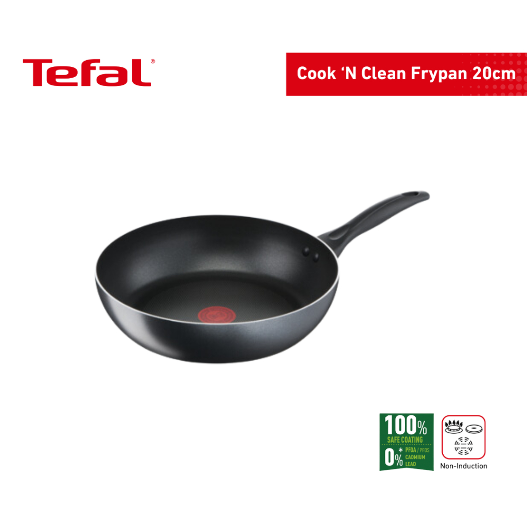 Tefal Cook 'N Clean Frypan 20cm | Shopee Malaysia