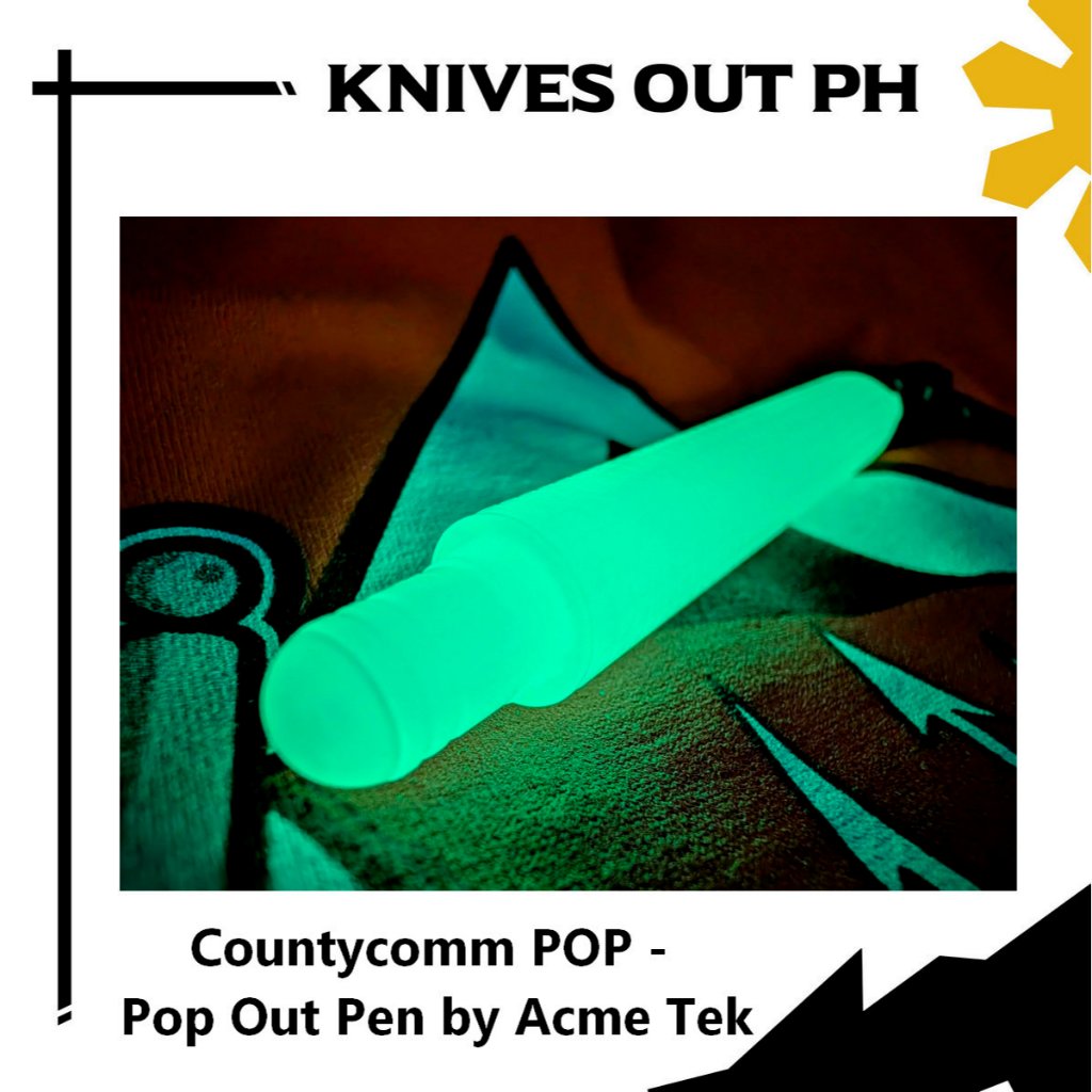 Countycomm POP - Pop Out Pen by Acme Tek (Glow) | Shopee Malaysia