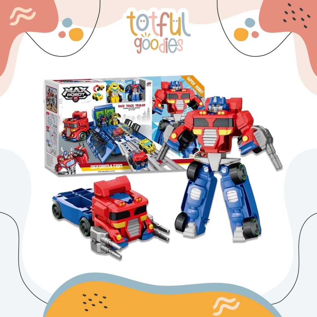 Kids MAX ROBOT Truck Transformation Transformer Deformation Vehicle Car ...