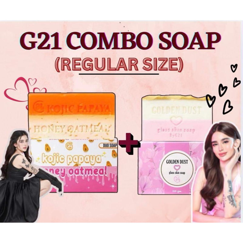 G21 Combo Soap (Duo Soap + Golden Dust) | Shopee Malaysia