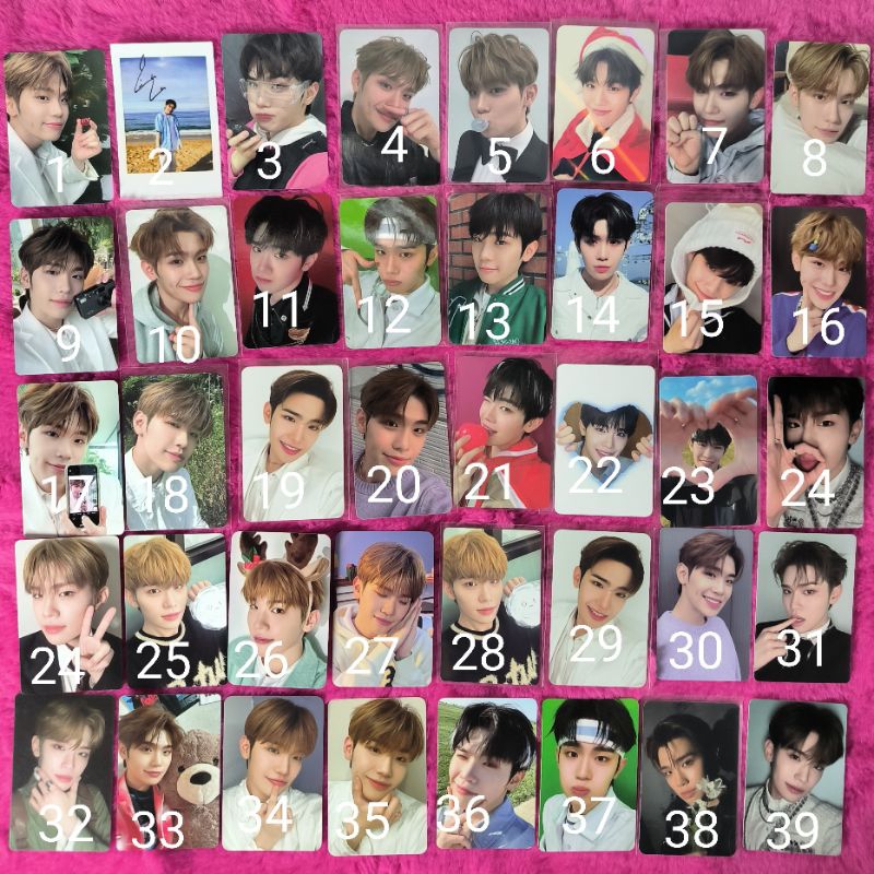 (TAERAE SET) Zerobaseone Fancon Official Photocards Trading Cards ZB1 MD Zhang Hao Hanbin Yujin ...