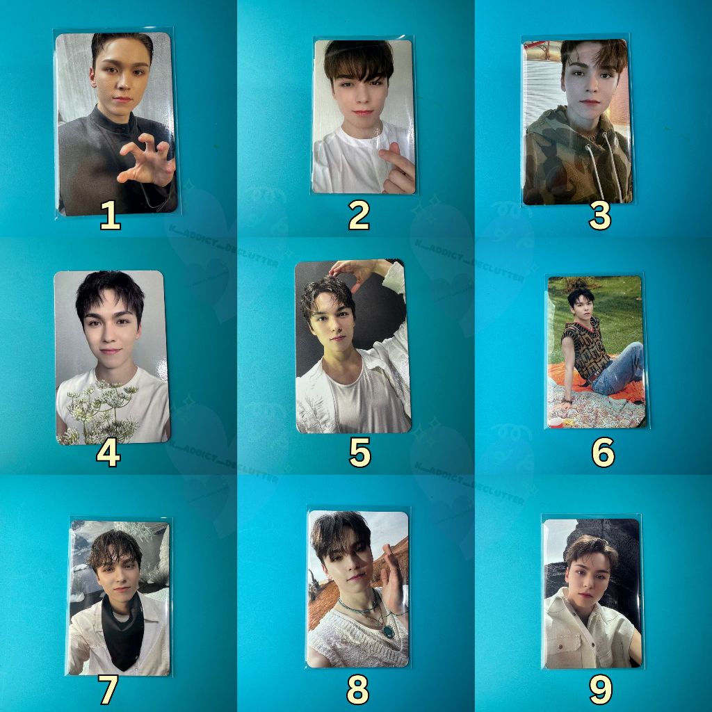 VERNON Photocard SEVENTEEN [OFFICIAL] | Shopee Malaysia